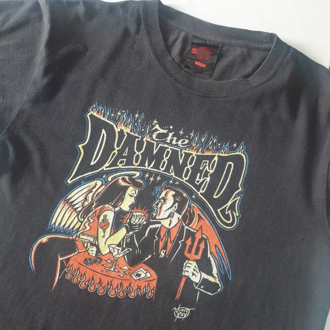 The Damned Band Tshirt, Men's Fashion, Tops & Sets, Tshirts & Polo ...
