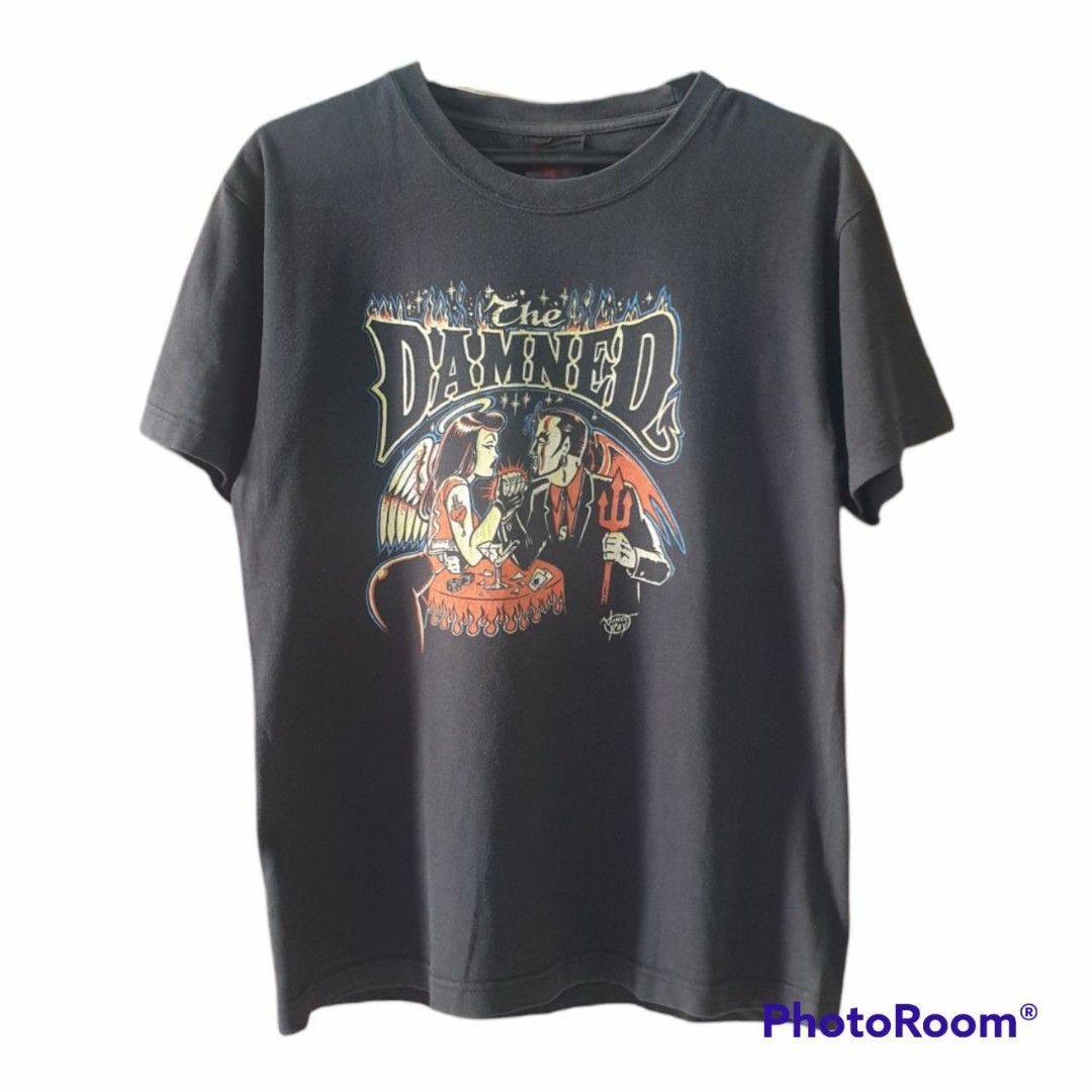 The Damned Band Tshirt, Men's Fashion, Tops & Sets, Tshirts & Polo ...