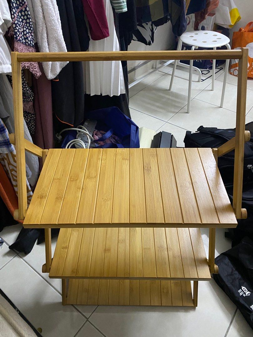 Three Tier Rack, Furniture & Home Living, Furniture, Shelves, Cabinets ...