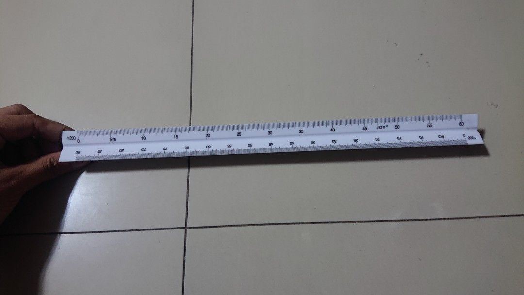 TRIANGULAR Metric Scale, Hobbies & Toys, Stationary & Craft, Stationery ...