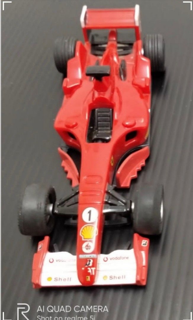Vintage Classic Shell Ferrari F2005 F1 Race Car. Collectable Item ...