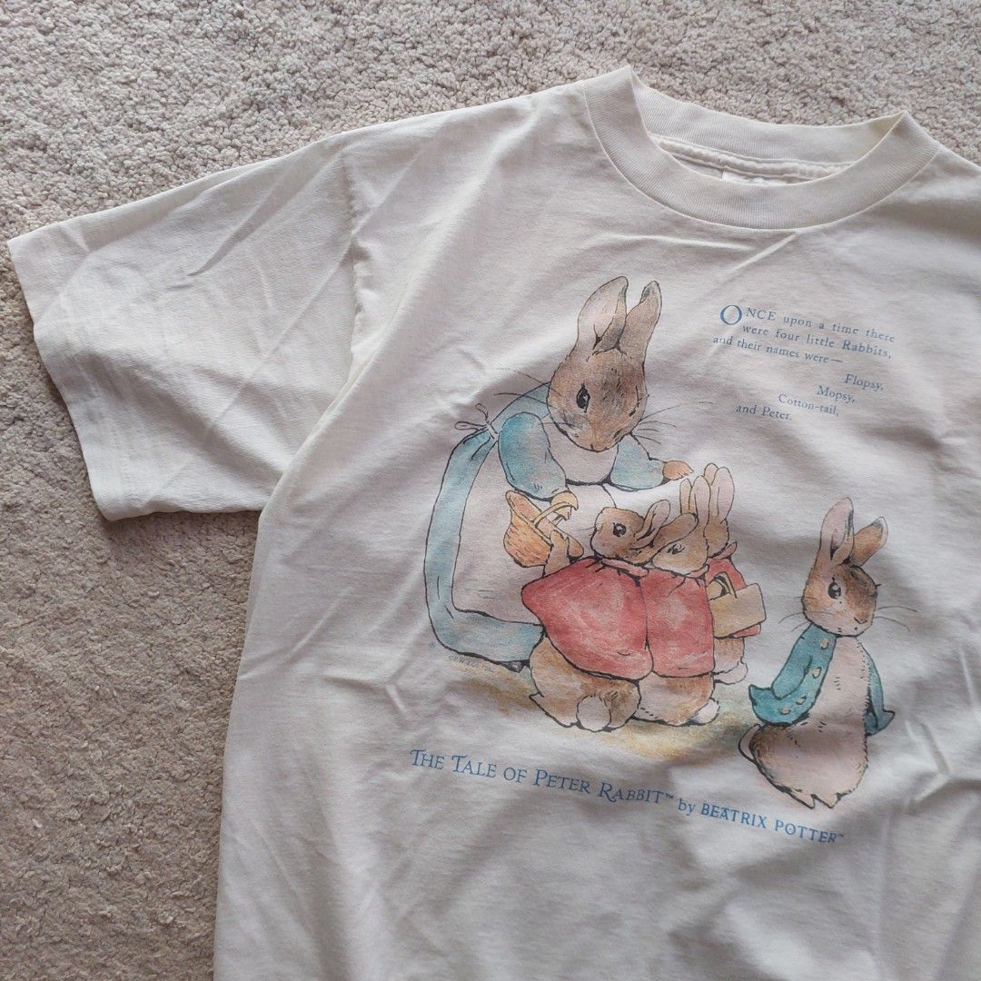 Vintage Peter Rabbit, Men's Fashion, Tops & Sets, Tshirts & Polo Shirts ...