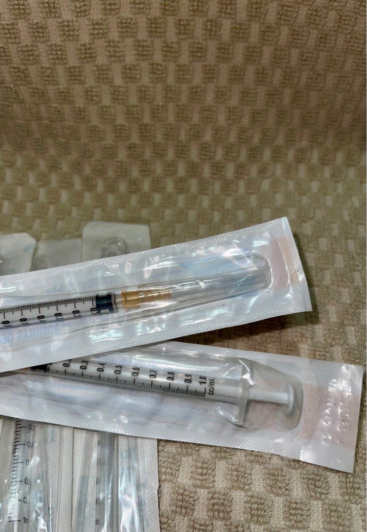 1cc / 1ml disposable syringe injection sureguard and terumo / retdem ...