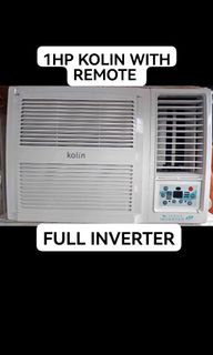 2NDHAND AIRCON 1HP KOLIN WITH REMOTE FULL INVERTER, TV & Home ...