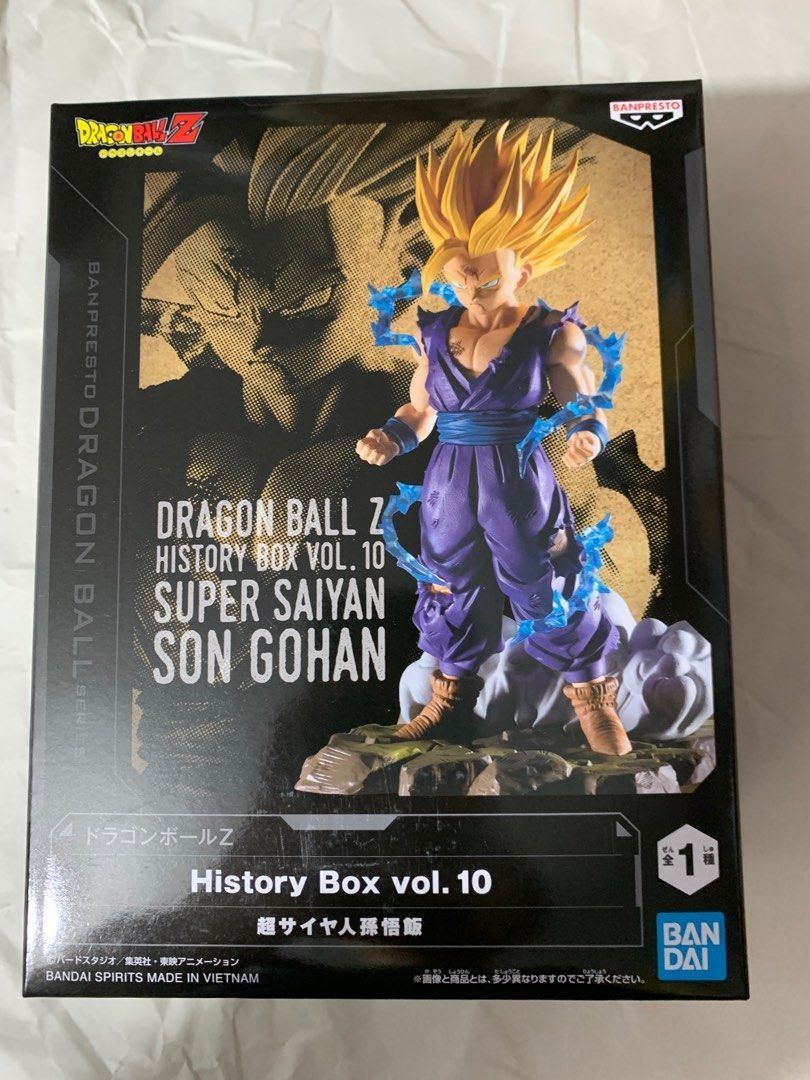 全新日版 龍珠 孫悟飯 Dargon BallZ Z History Box Vol.10 SUPER SAIYAN SON GOHAN, 興趣及遊戲, 收藏品及紀念品, 明星周邊 ...