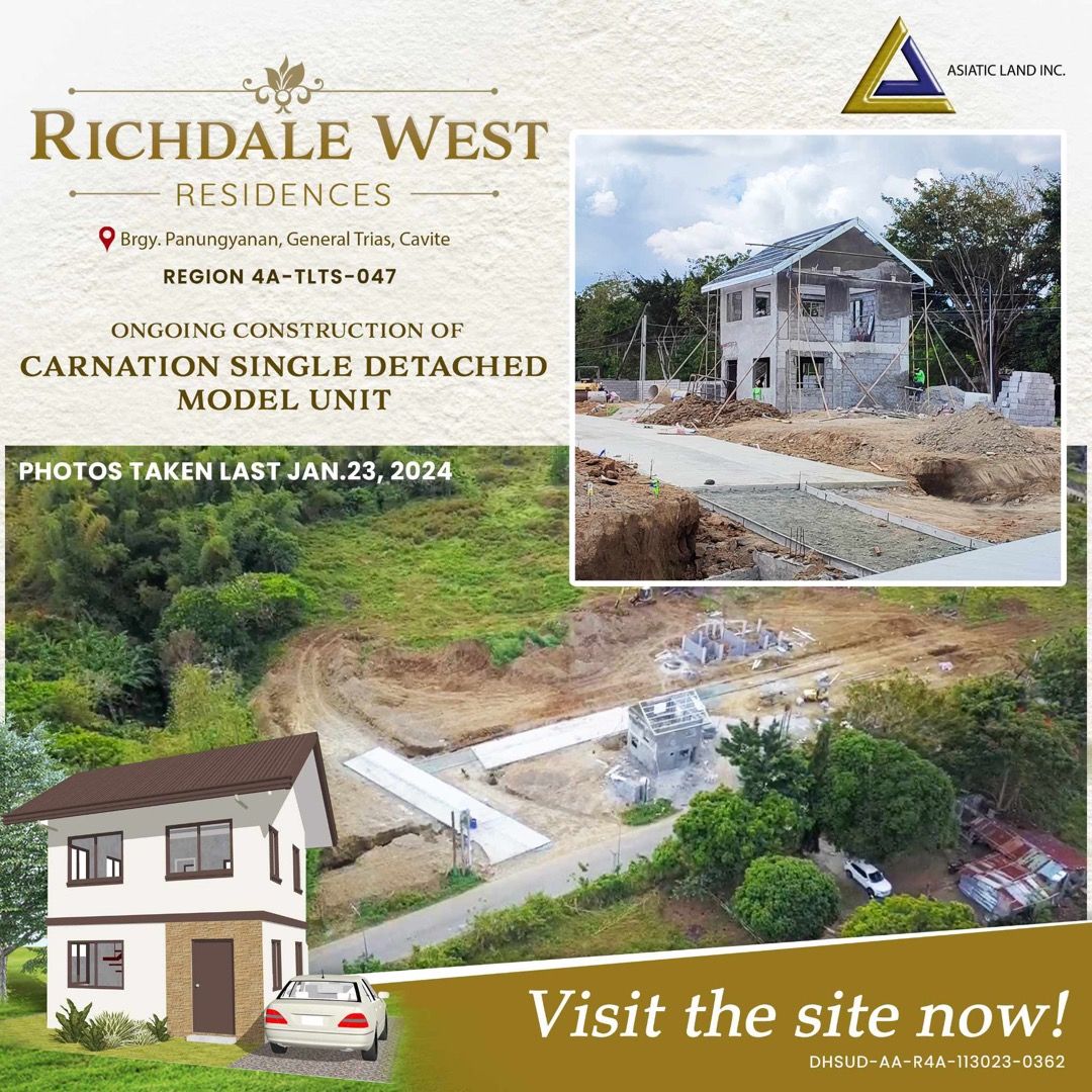 Affordable House and Lot in Gen. Trias, Cavite - Richdale West ...