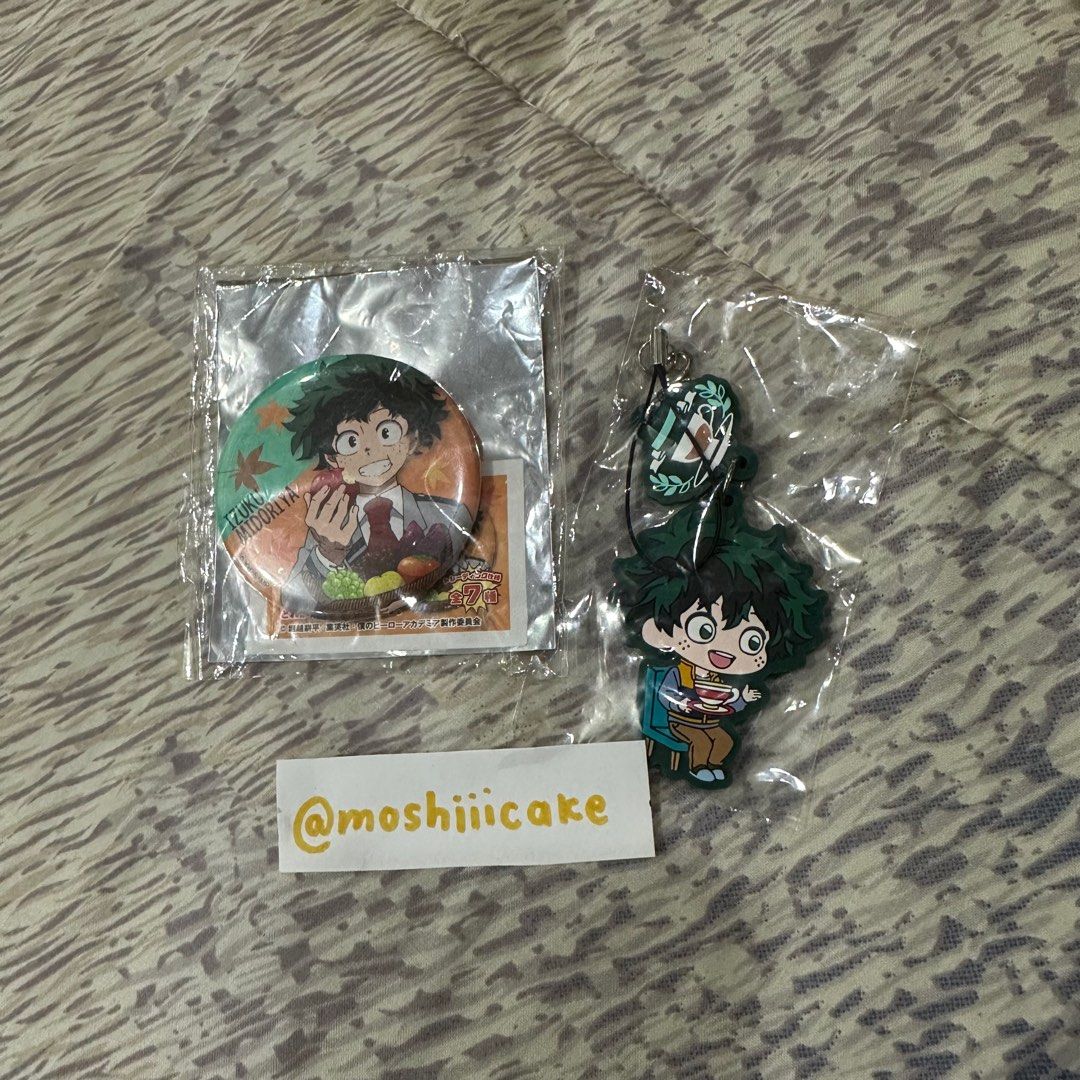 BNHA Deku (Izuku Midoriya) Keychain and Pin, Hobbies & Toys, Toys ...