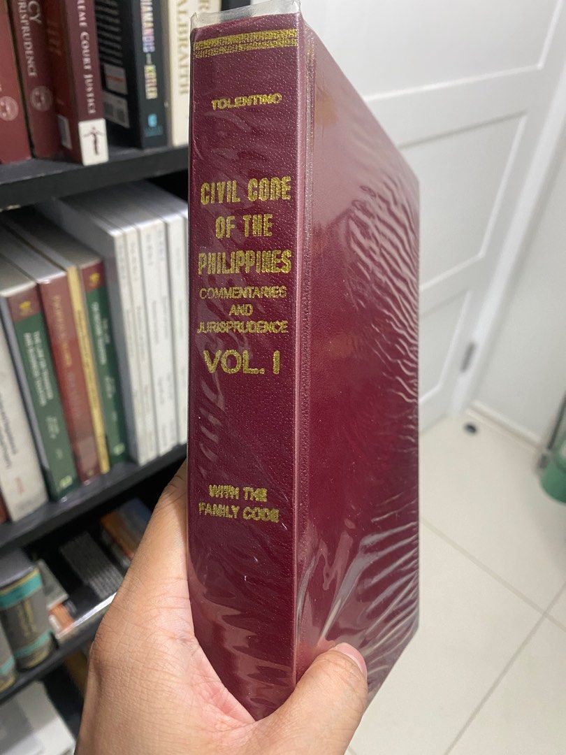 Civil Code Tolentino Volume 1, Hobbies & Toys, Books & Magazines ...