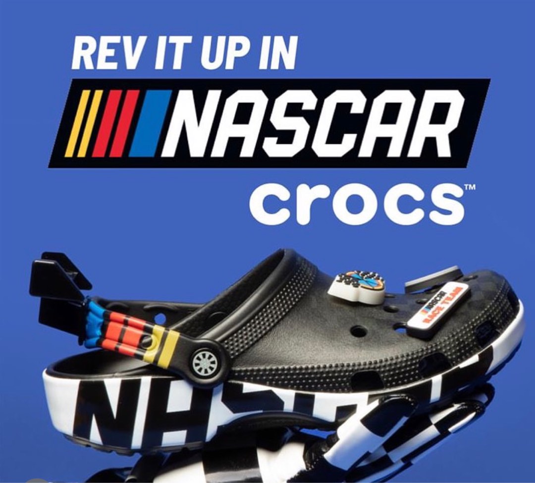 Crocs x Nascar Collab, Men's Fashion, Footwear, Sneakers on Carousell