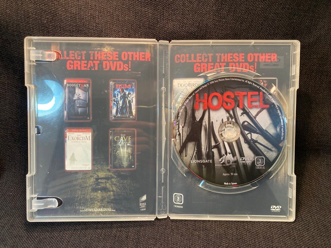 二手正版DVD 恐怖旅舍 QUENTIN TARANTINO PRESENTS HOSTEL WRITTEN AND DIRECTED BY ...