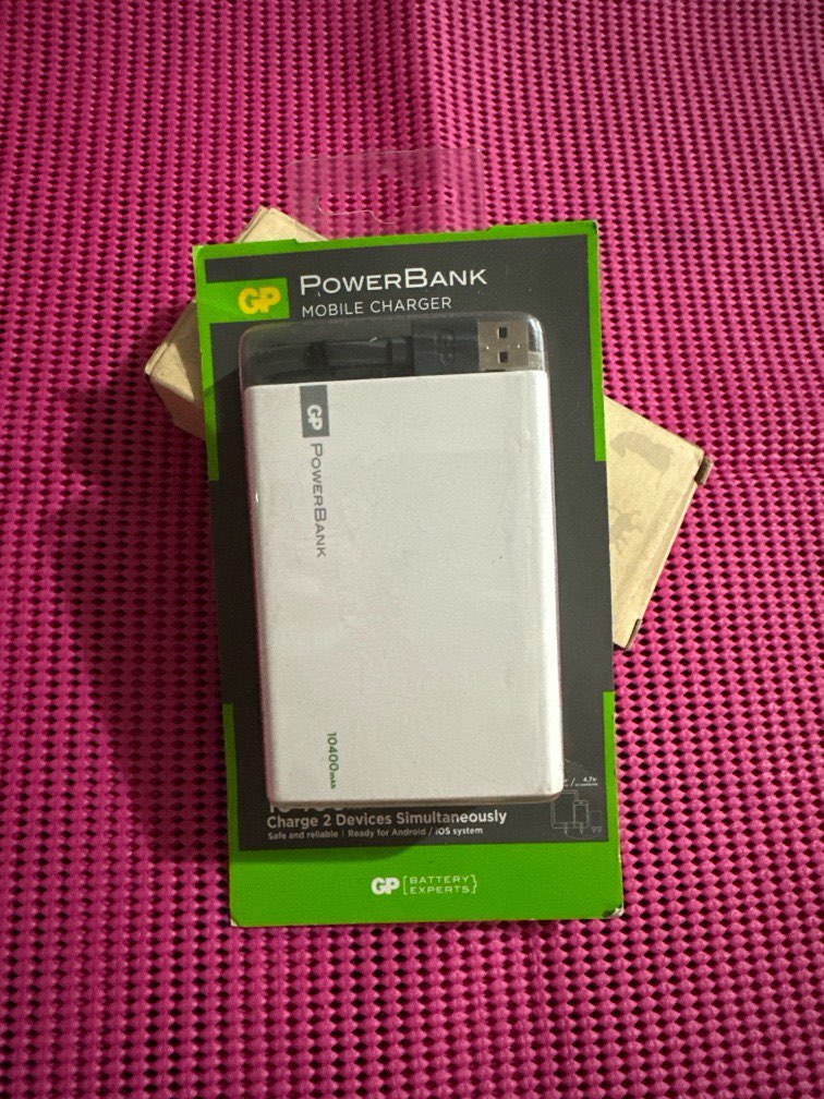 GP Powerbank Mobile Charger 10400 mAh Safe Reliable for Andriod IOS ...