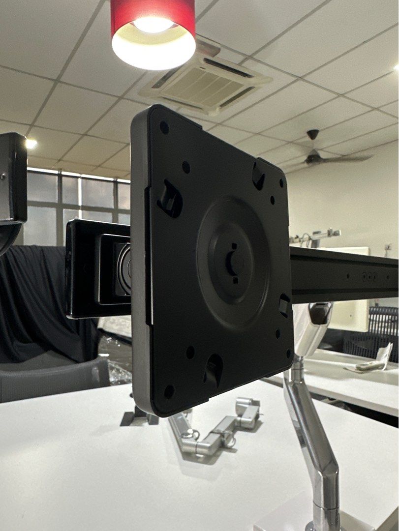 Humanscale twin monitor arm, Computers & Tech, Desktops on Carousell
