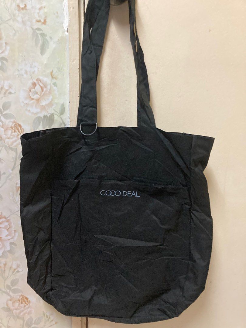 JAPAN COCO DEAL Oshikatsu Large Tote Bag Black waterproof Takarajimasha ...