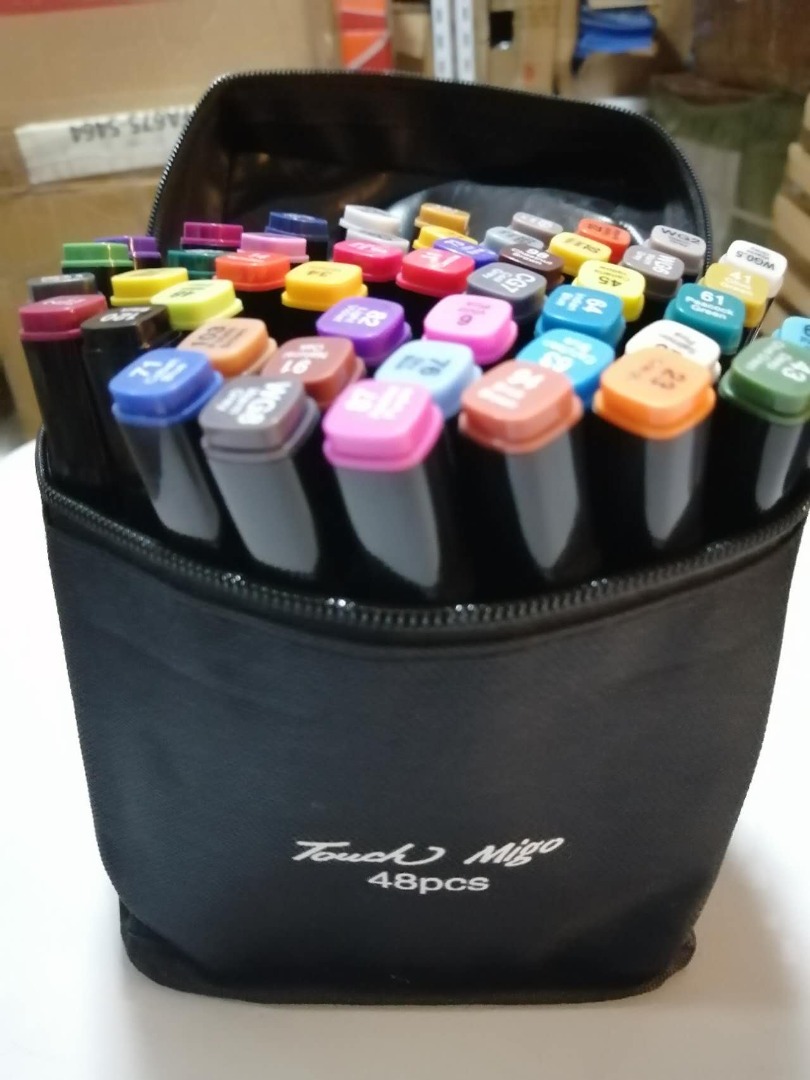 Kidultselect Touch Migo Graphic Twin Tip Marker Pen Set Art Marker ...