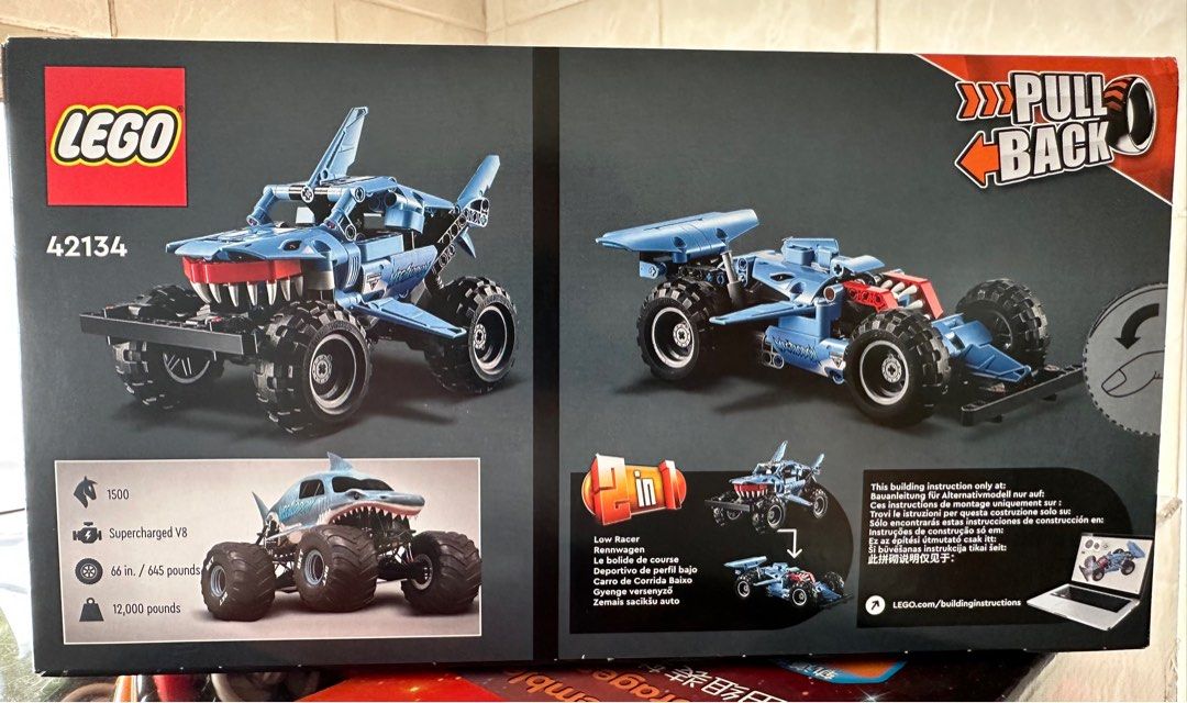 Lego Technic Monster Truck Megalodon, Hobbies & Toys, Toys & Games on ...