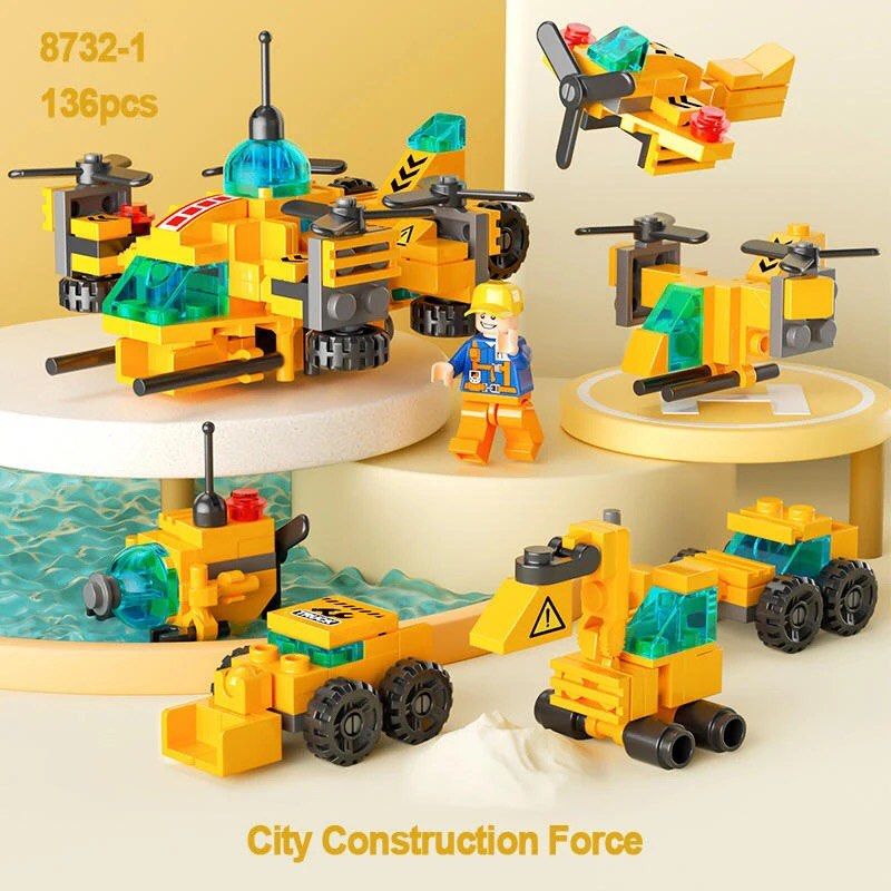 Lele brother 6 in 1 building blocks city building, Hobbies & Toys, Toys ...