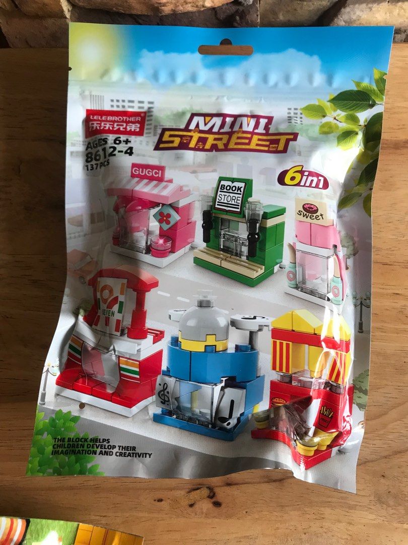 Lele Brother building blocks 6 in 1 mini city street, Hobbies & Toys ...