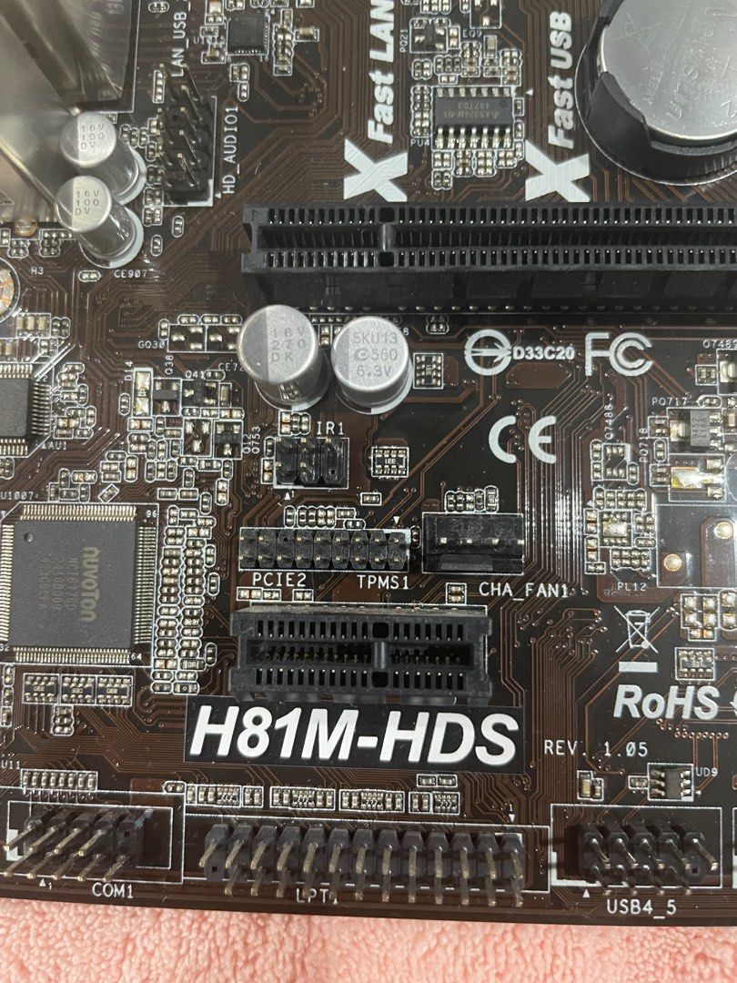 Motherboard As rock H81M-HDS, Computers & Tech, Parts & Accessories ...