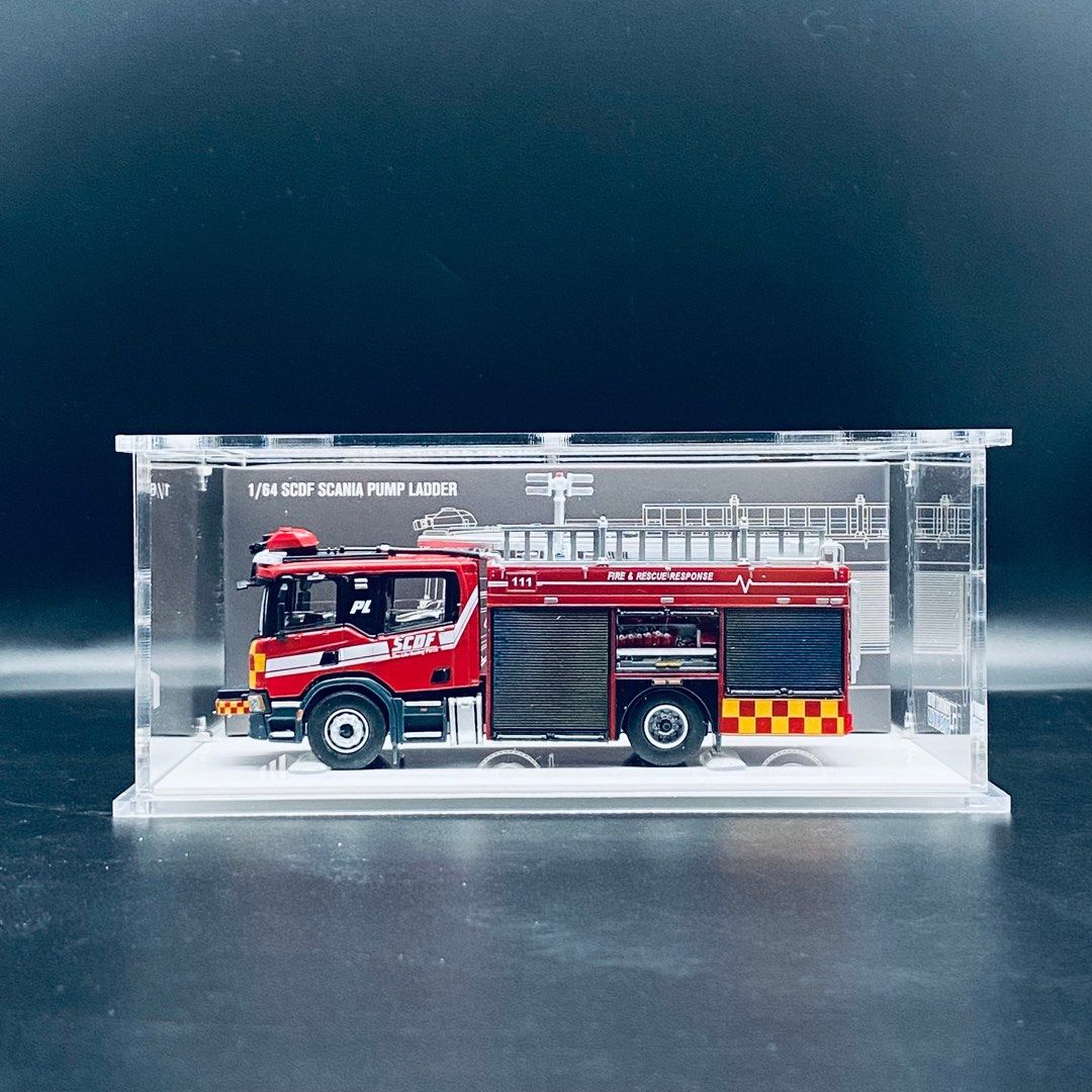 MP - SCDF Acrylic Display Cabinet for Masterpiece SCDF Vehicles ...