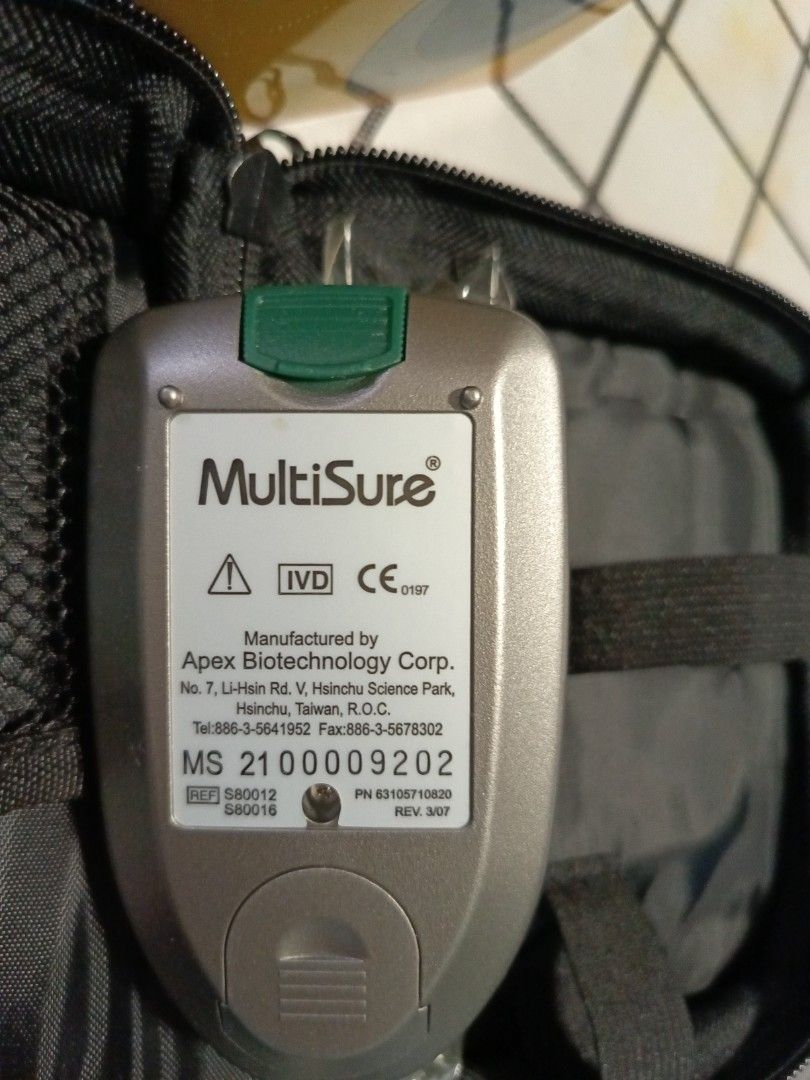 MULTI SURE Blood Glucose & Uric Acid Monitoring System, Health ...