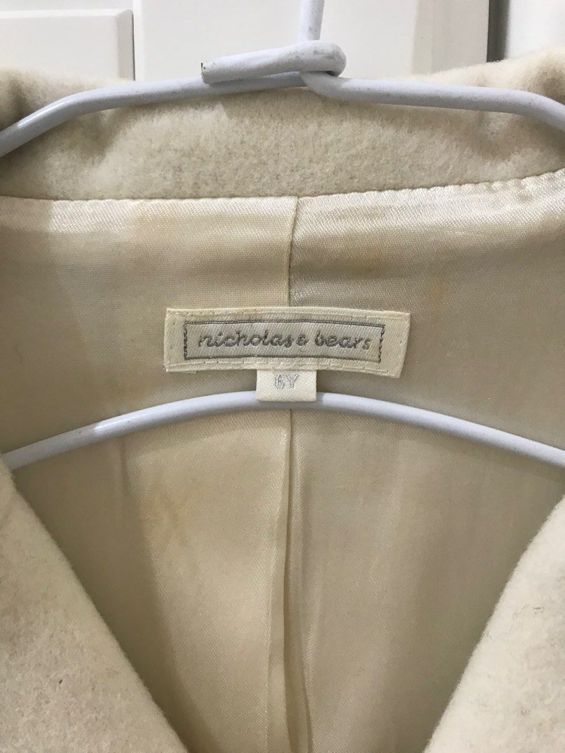 nicholas bears英國紳士羊毛外套/外套/大衣, 嬰兒及兒童, 嬰兒及兒童流行時尚在旋轉拍賣