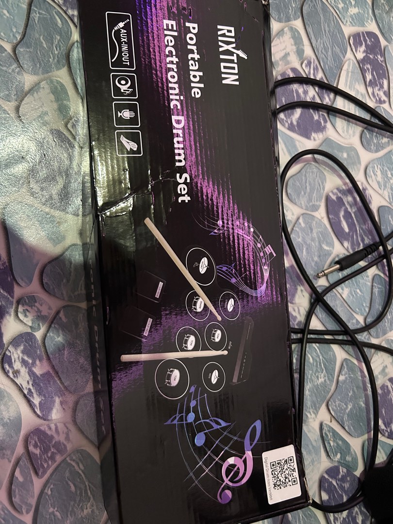 Rixton portable electronic drum set, Hobbies & Toys, Music & Media ...