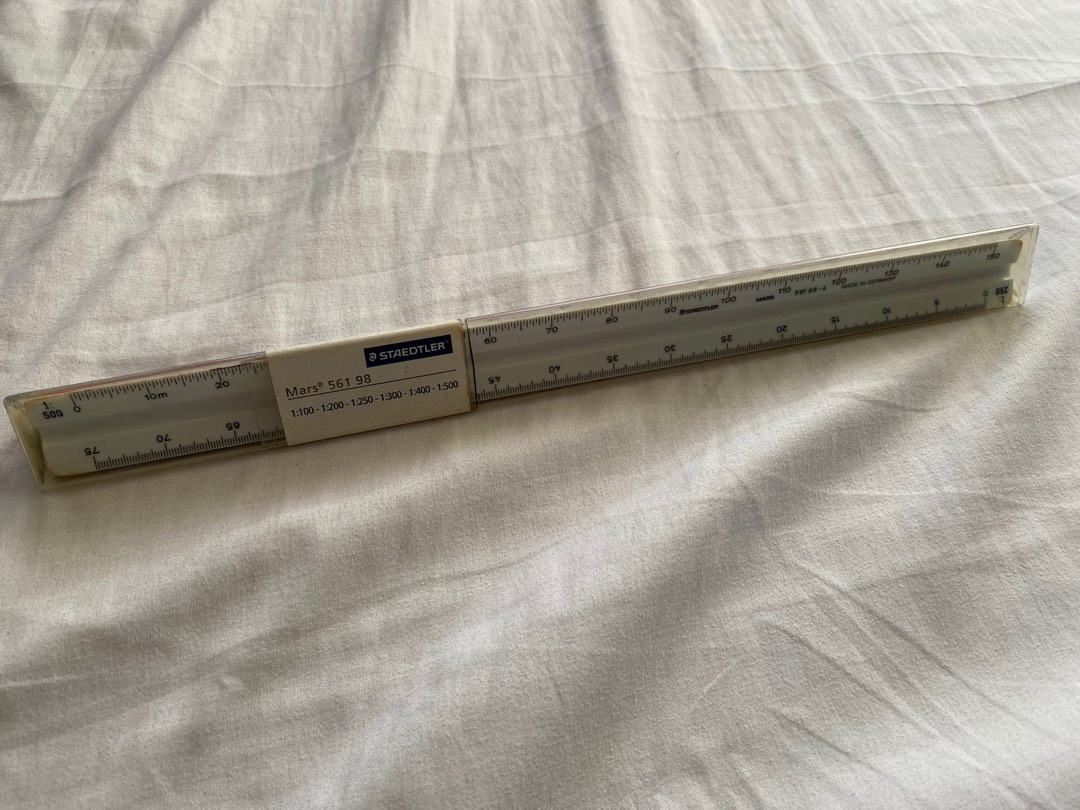 Staedtler Triangular Scale Ruler, Hobbies & Toys, Stationary & Craft ...