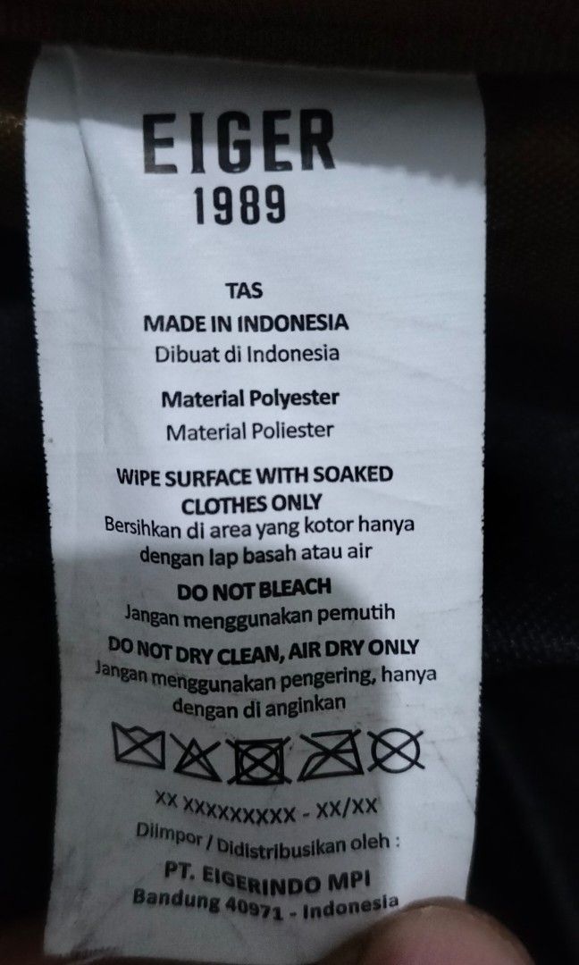 Tas Eiger 1989 (Versapack Modular), Fesyen Pria, Tas & Dompet , Ransel di Carousell