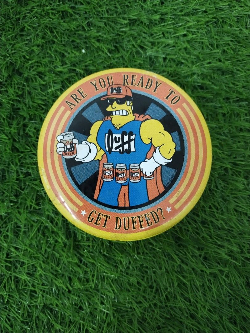 The Simpsons Duff Beer 4 Coaster Set In Tin Are You Ready To Get Duffed ...