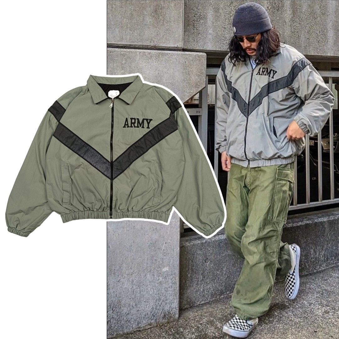 U.S. Army IPFU Physical Fitness Uniform windbreaker Reflective Jacket ...