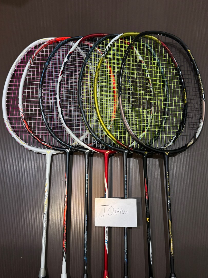Victor Thruster/Yonex Voltric Zf2/Arcsaber 11, Sports Equipment, Sports ...