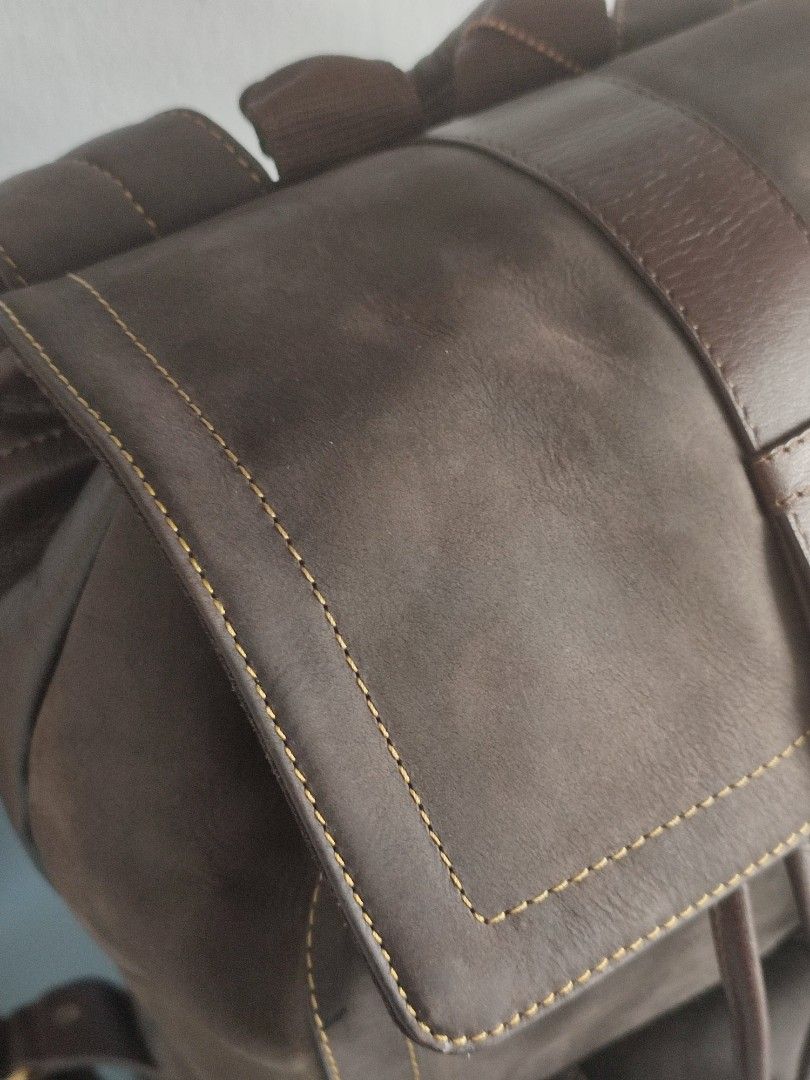 Visconti Rhino Large Backpack Leather, Men's Fashion, Bags, Backpacks ...