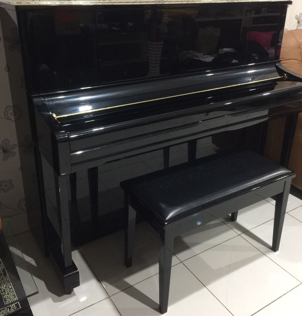 YAMAHA U1JPE UPRIGHT PIANO , Musik & Media, Alat di Carousell