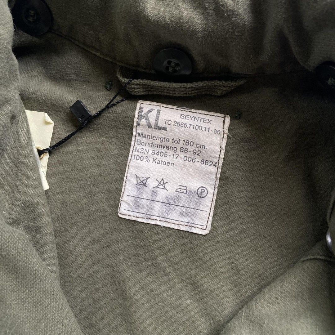 1980s US ARMY HBT M53 Dutch Army Field Jacket Fatigue, Men's Fashion ...