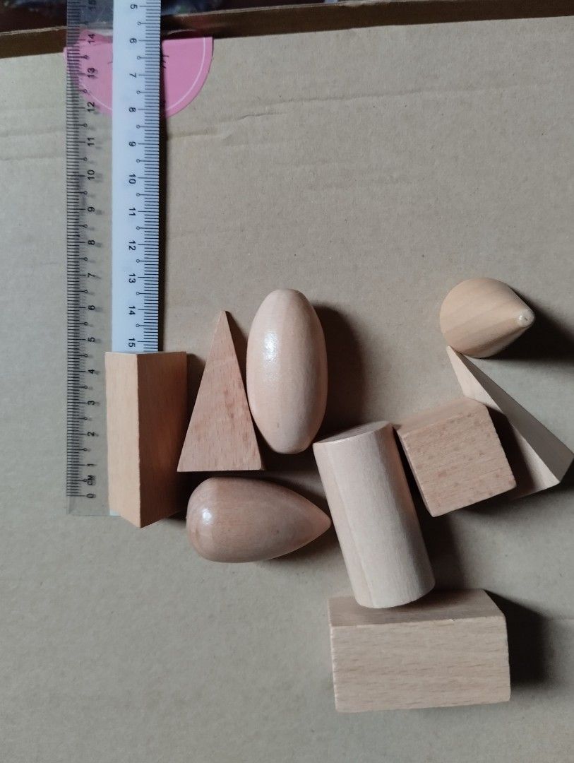 3d shapes for Montessori, Hobbies & Toys, Stationery & Craft ...