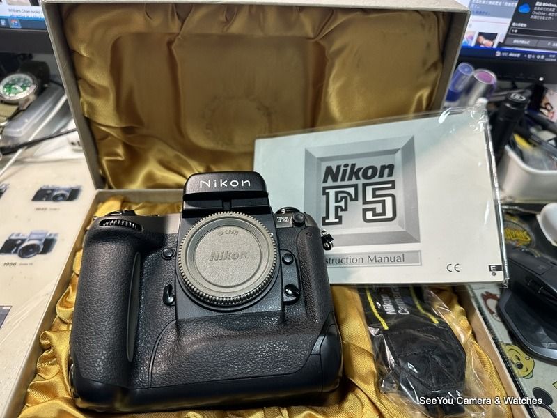 新春特價 : 98% New Nikon F5 50 Years Ann. Camera Bdy with box set $5880. Only, 攝影器材, 相機 - Carousell