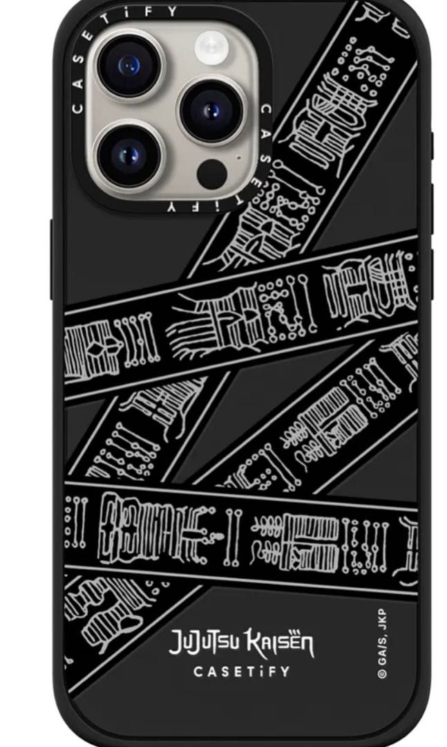 咒術迴戰 CASETiFY iPhone 15 Pro Max Case Jujutsu Kaisen Cursed Seal Case ...