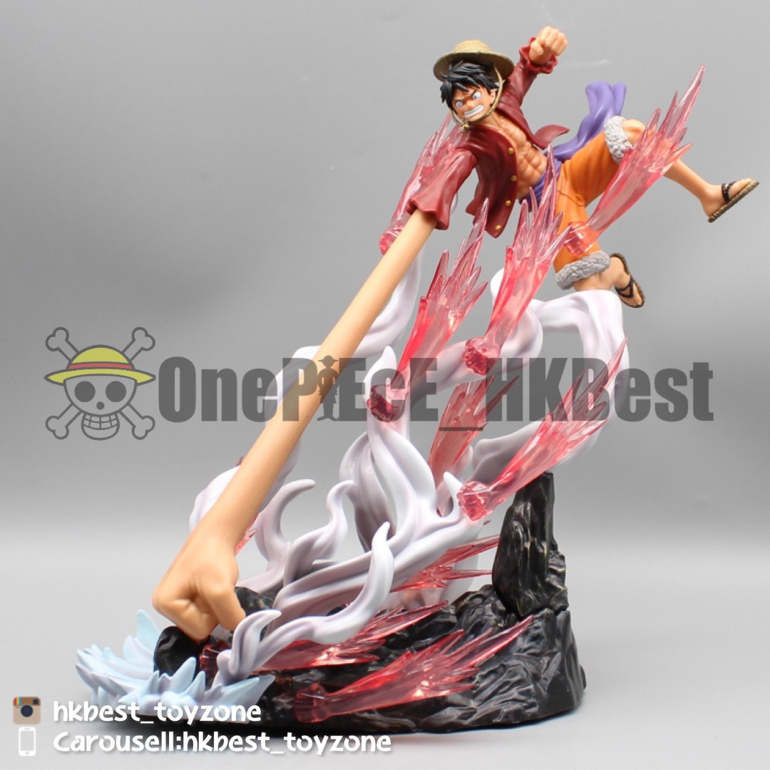 海賊王 One Piece 司法島篇 橡膠果實 二檔路飛 Jet 橡皮機關槍(29cm), 興趣及遊戲, 玩具 & 遊戲類 - Carousell