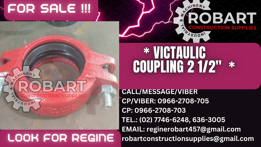 * victaulic coupling 2 1/2" *, Commercial & Industrial, Construction ...