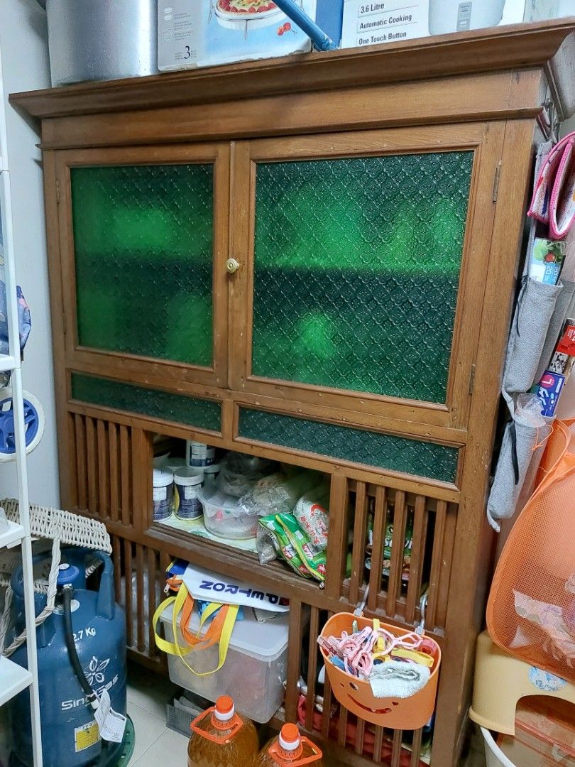 Antique Peranakan Display Cabinet, Furniture & Home Living, Furniture ...