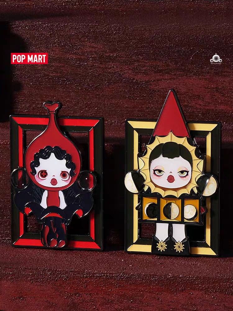 [BRAND NEW! POPMART] POPMART SKULLPANDA IMAGE OF REALITY SERIES BADGE ...