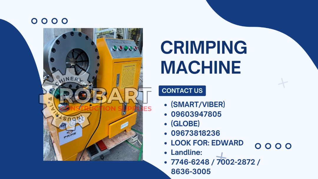 Crimping Machine, Commercial & Industrial, Industrial Equipment on ...
