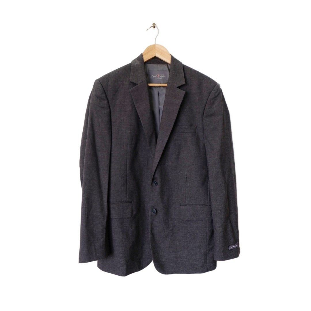 David Taylor Classic Fit Notch Lapel Men's blazer.minimal flaws.pls see ...