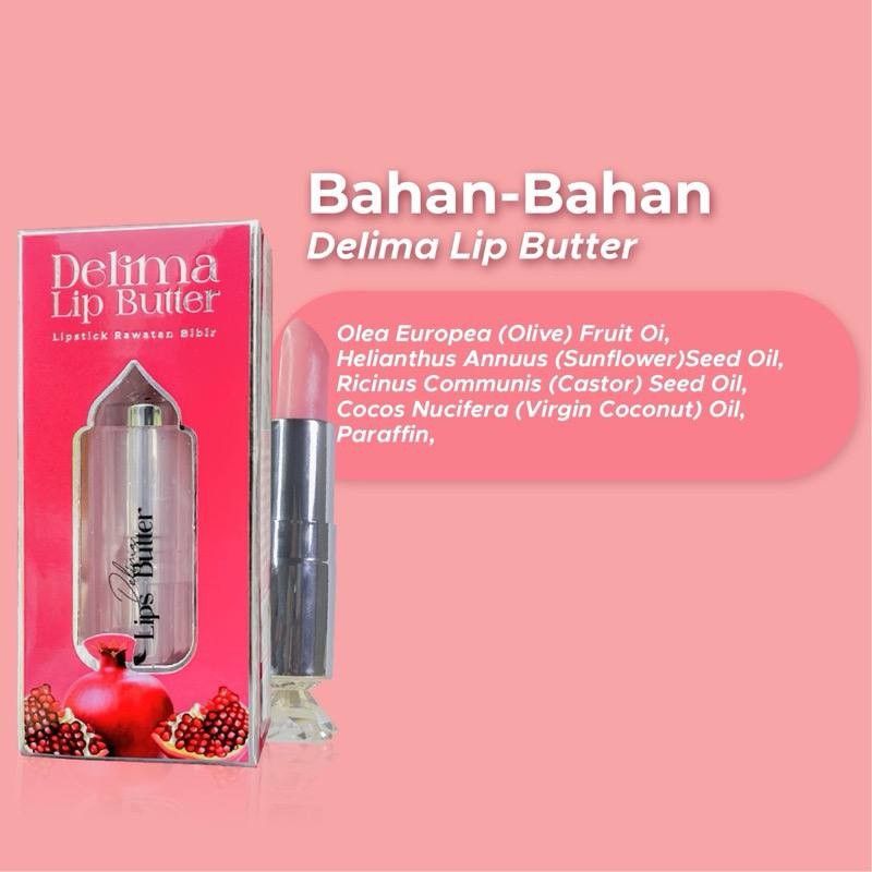 Dherb Delima Lips Butter, Beauty & Personal Care, Face, Makeup on Carousell