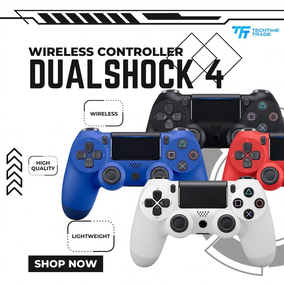 DualShock 4 Wireless Gamepad Controller, Video Gaming, Gaming ...