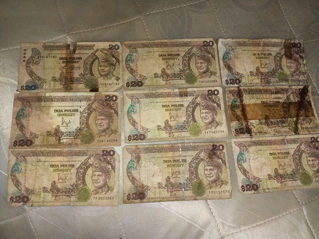 DUIT LAMA DUA PULUH RINGGIT, Hobbies & Toys, Collectibles & Memorabilia ...
