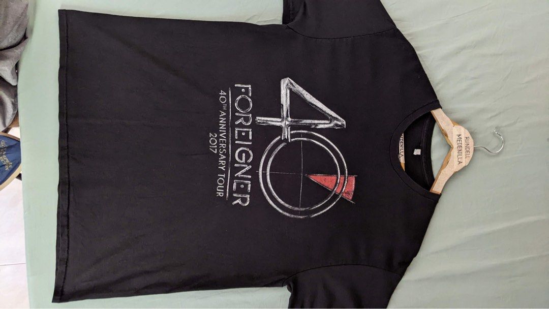 Foreigner 40th Anniversary Tour, Men's Fashion, Tops & Sets, Tshirts ...