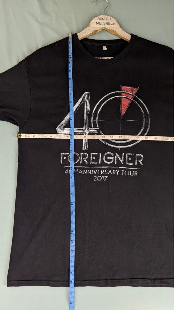 Foreigner 40th Anniversary Tour, Men's Fashion, Tops & Sets, Tshirts ...