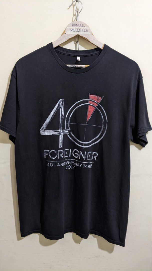 Foreigner 40th Anniversary Tour, Men's Fashion, Tops & Sets, Tshirts ...