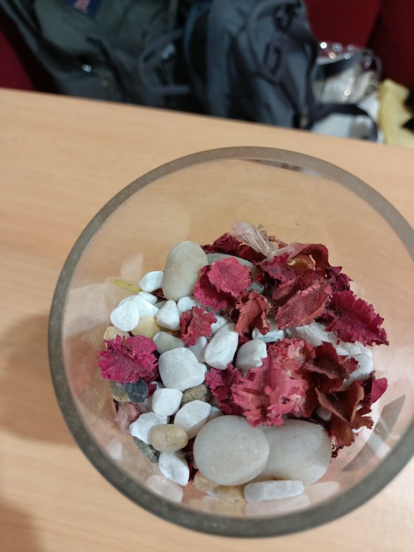 Glass vane with stone, Furniture & Home Living, Home Decor Accessories ...